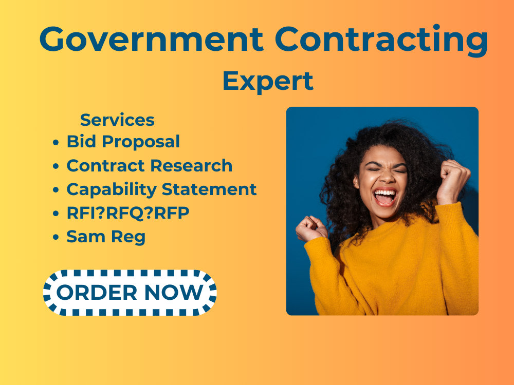 Government contracts bid proposal, RFQ, RFI proposal writing | Upwork