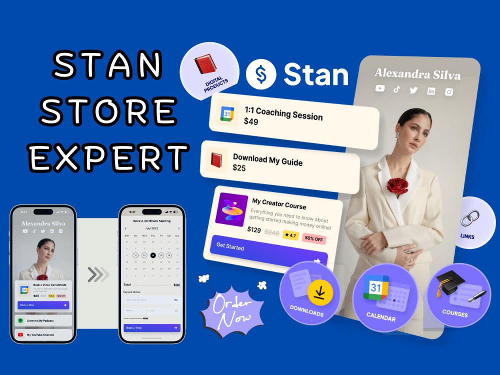 Set up stan store digital product listing Management Expert | Upwork