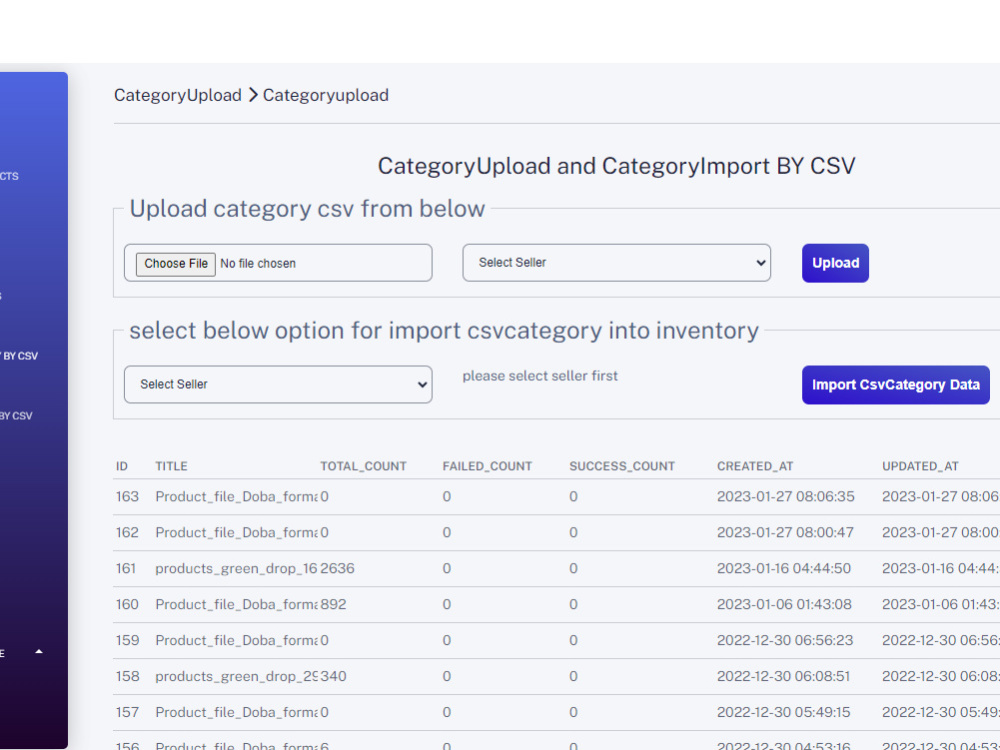 Product Inventory Management System | Upwork