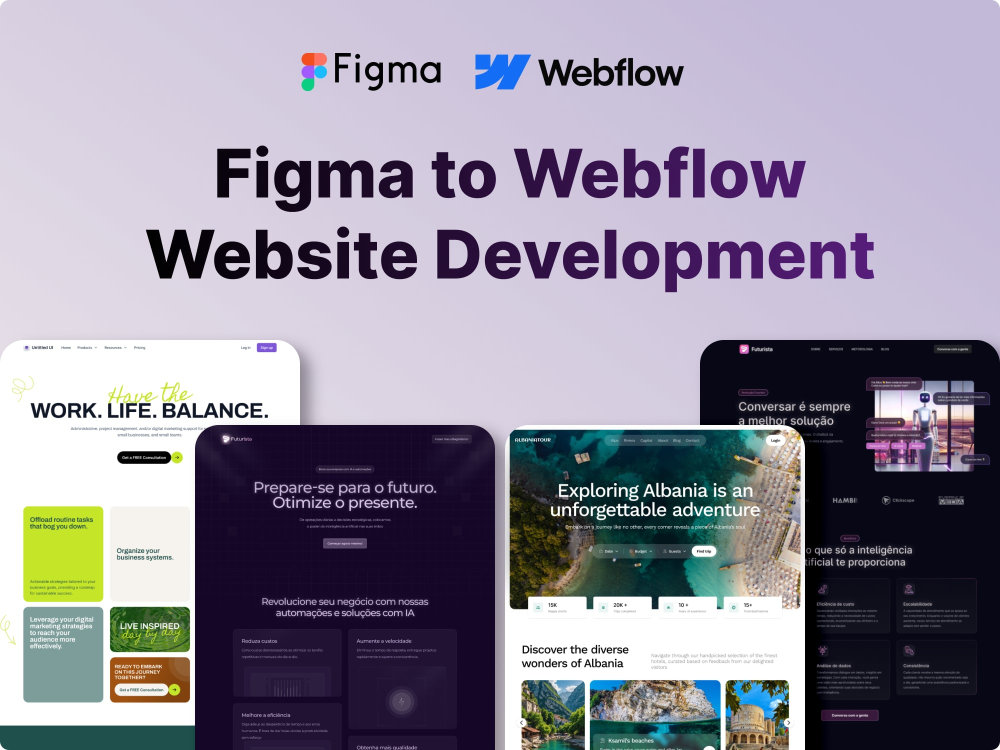 Premium Figma to Webflow Conversion | Responsive & SEO-Optimized ...