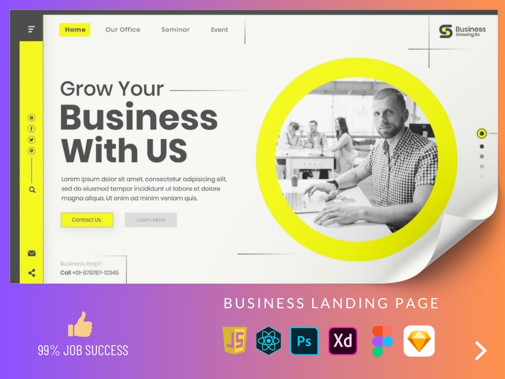 Responsive Frontend Web Development using React, HTML, CSS, and ...