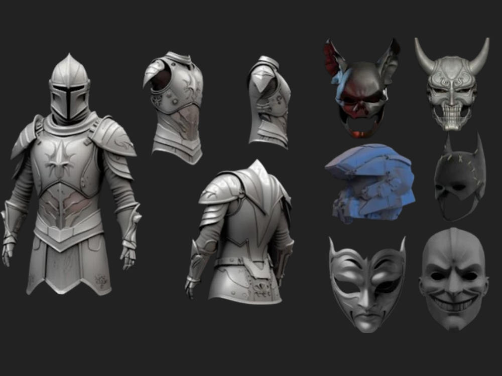 Custom 3d mask 3d helmet, 3d cosplay costume, 3d model for 3d printing ...