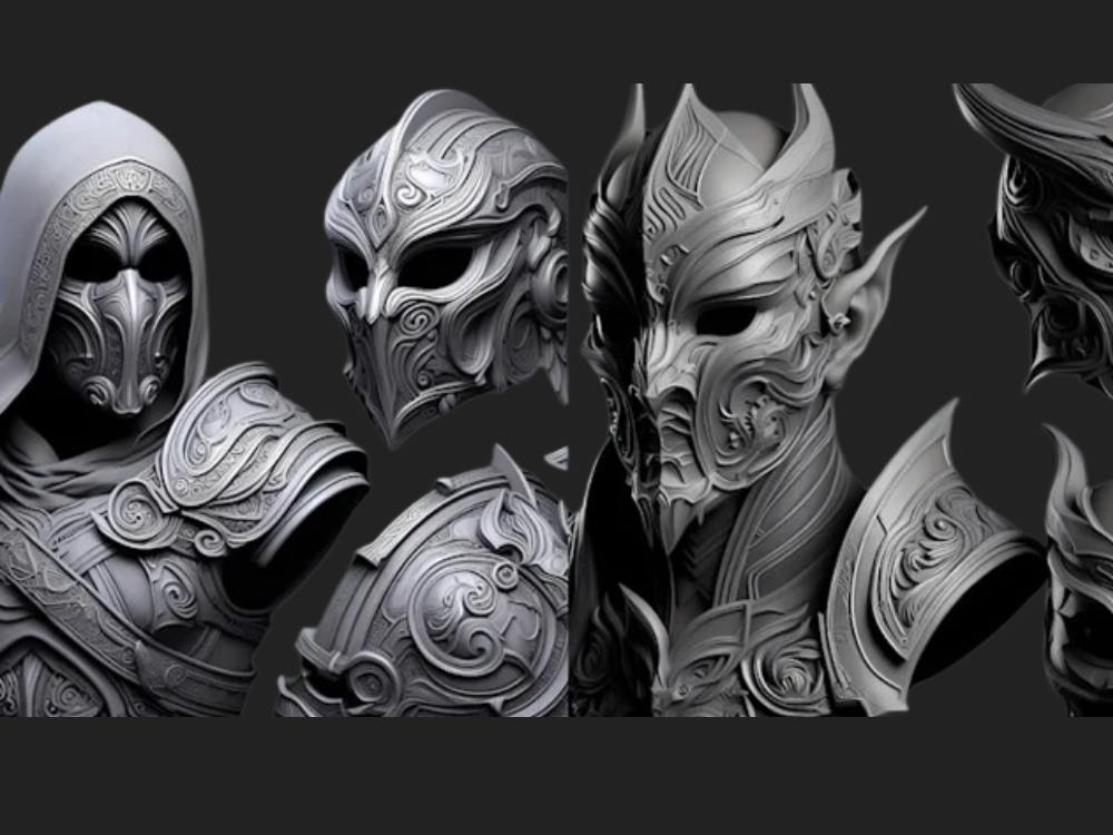 Custom 3d mask 3d helmet, 3d cosplay costume, 3d model for 3d printing ...