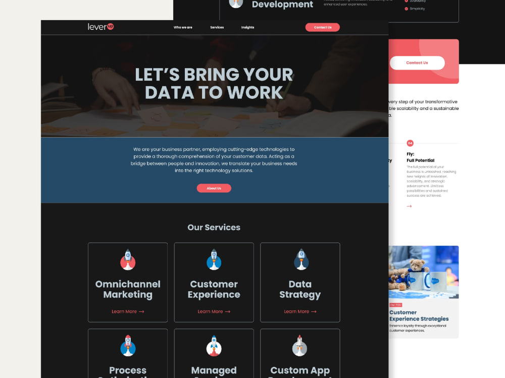 Highly Creative & Unique Website | Custom Design | Responsive | Upwork