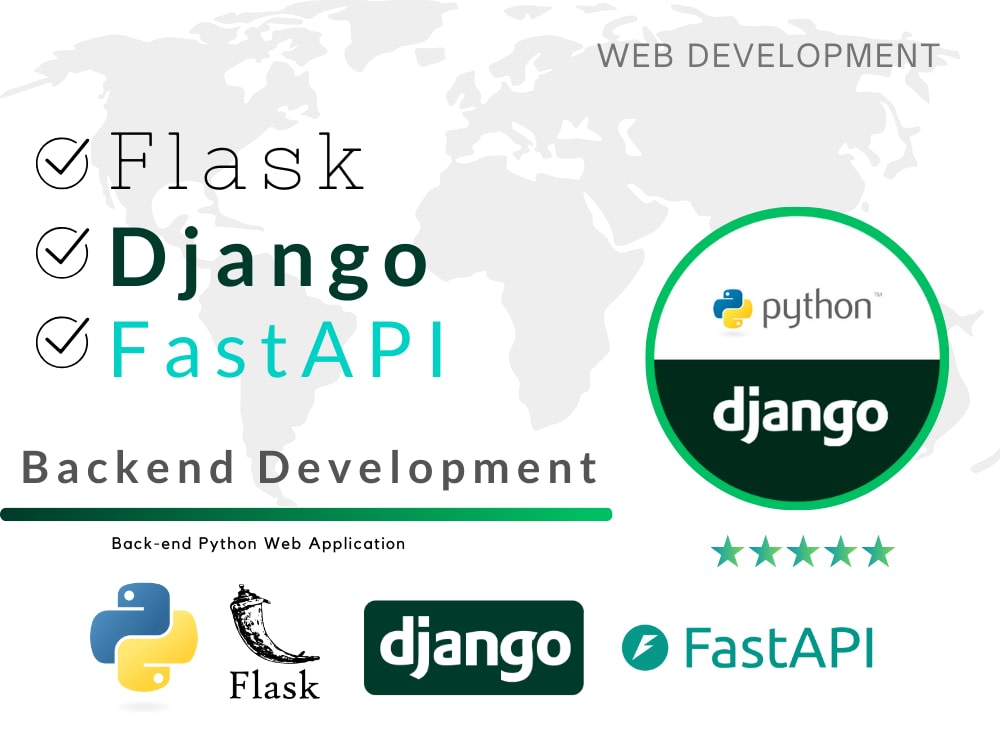 Web App Backend Developer | Python | Django | Flask Expert | Upwork