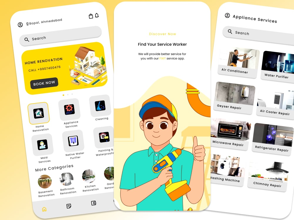 A mobile UI UX graphics design using Figma or Adobe XD | Upwork