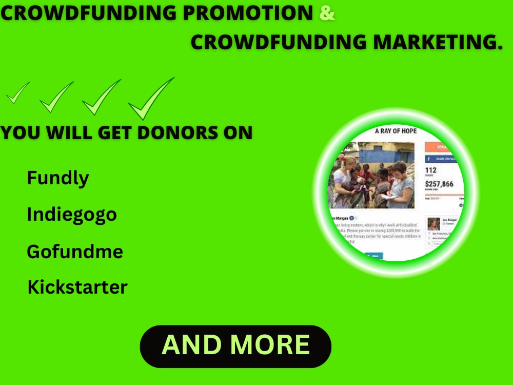 GoFundMe crowdfunding campaign setup, GoFundMe promotion, fundraising ...