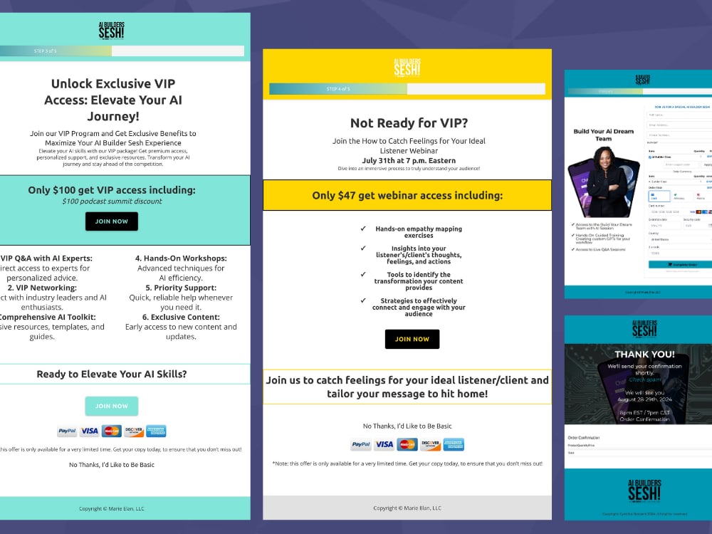 A funnel redesign for gohighlevel | Upwork