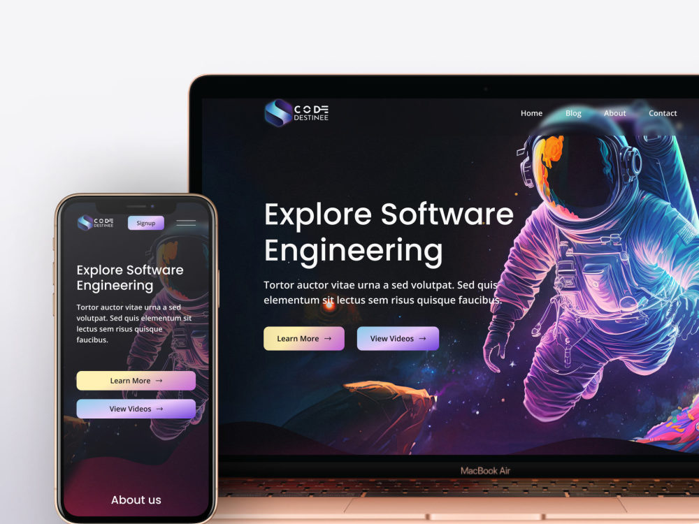 A website design in figma ui ux high conversion mockups | Upwork