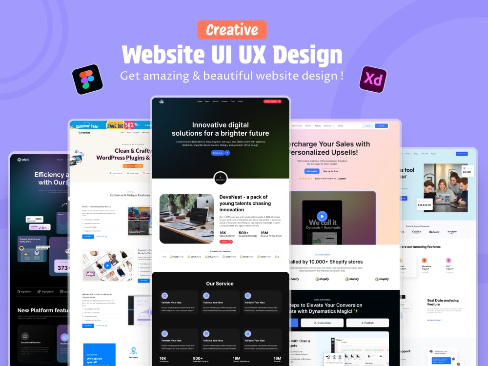 Modern UI UX design for website & Mobile apps | Upwork