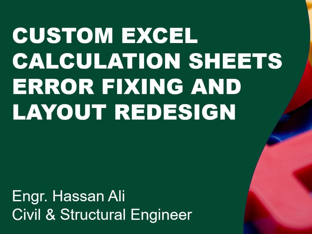 Custom structural engineering excel spreadsheet | Upwork