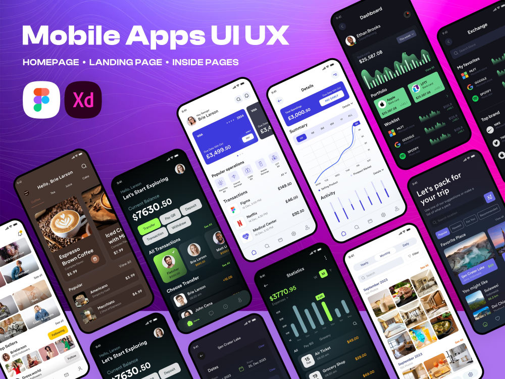 Mobile App UI UX Design for Android IOS in Figma | Upwork