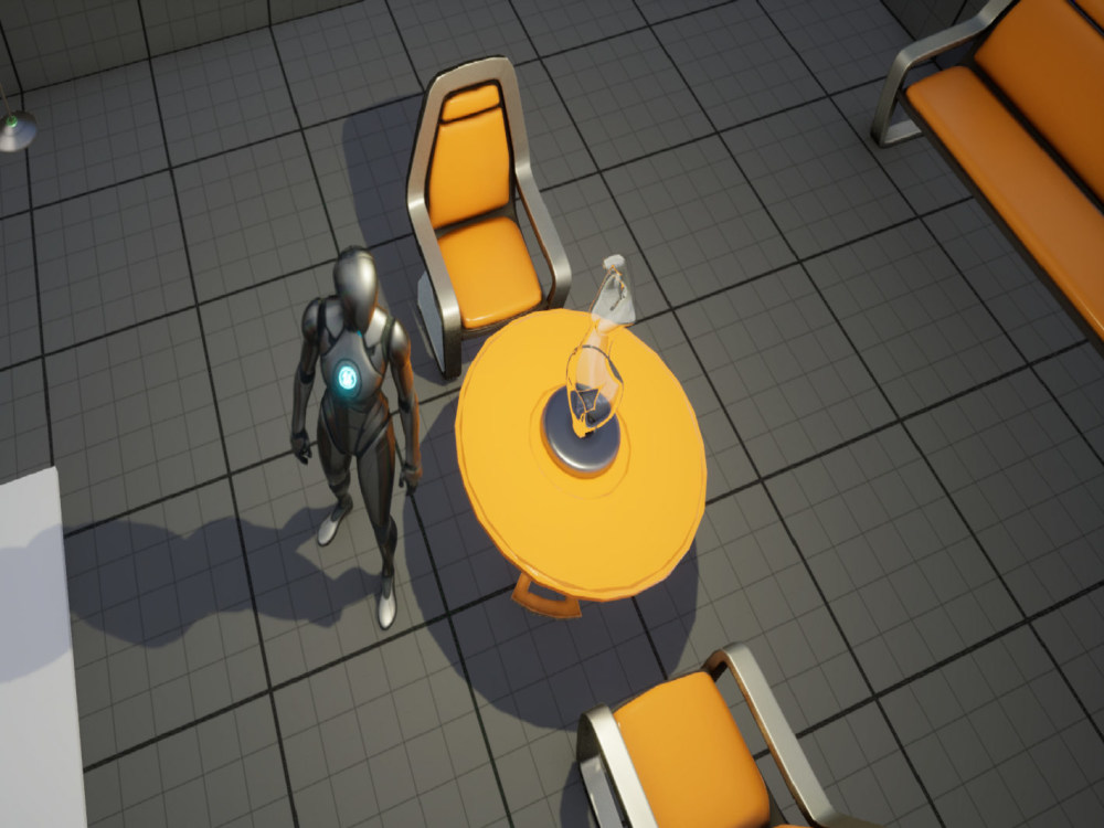 UE5 3D environment with visual actor effect | Upwork