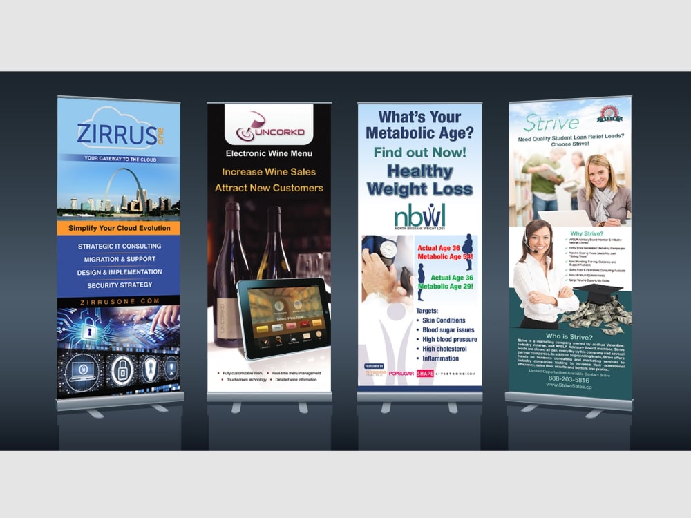 Attention Grabbing Pop Up Banner/Roll Up Banner and Booth/Backdrop ...