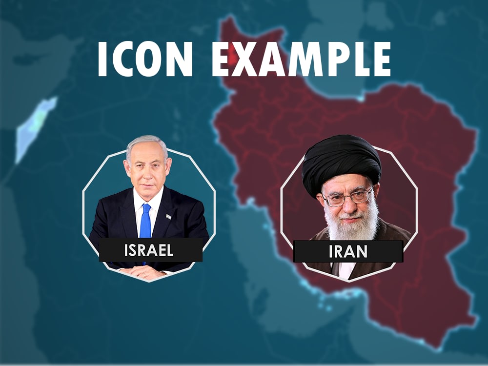 Custom animated geopolitical conflict map with holographic visuals | Upwork