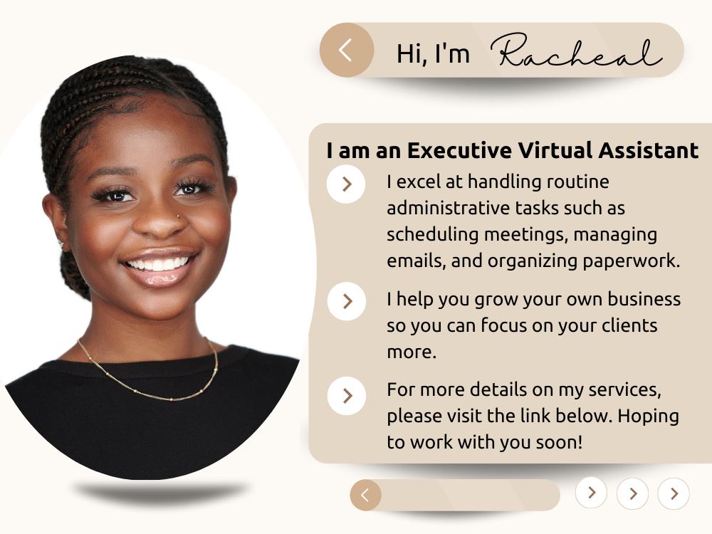 A Social Media Content Manager Virtual Assistant and Personal Executive ...