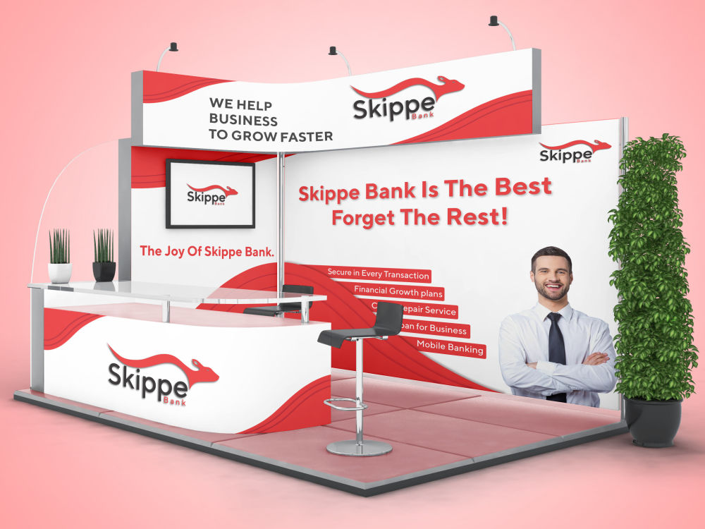 Pro Trade Show Booth, Roll-Up Banner & Backdrop Design for Exhibition | Upwork