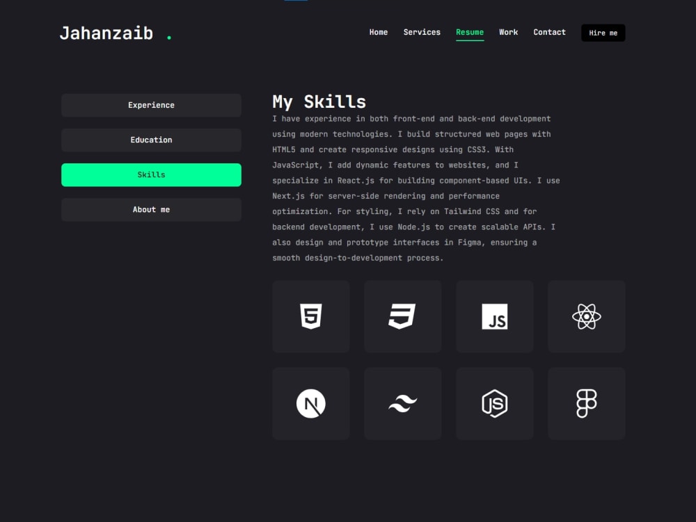Responsive Next.js portfolio to showcase your skills and work. | Upwork