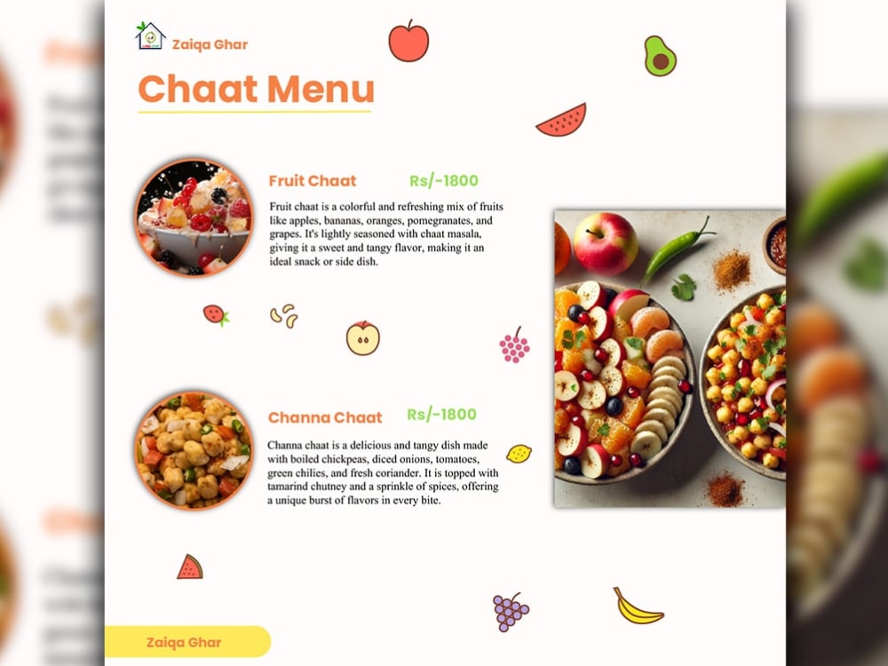 Creative Food Menu Design | Eye-Catching Menus for Restaurants & Cafes ...