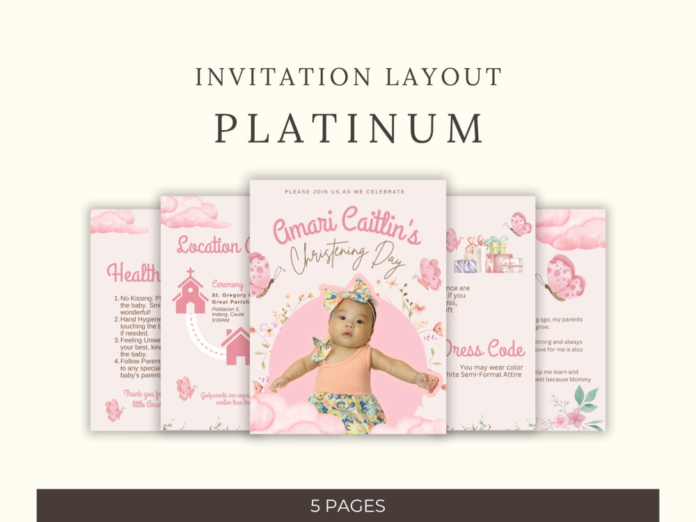 A great invitation printable layout for your events. | Upwork