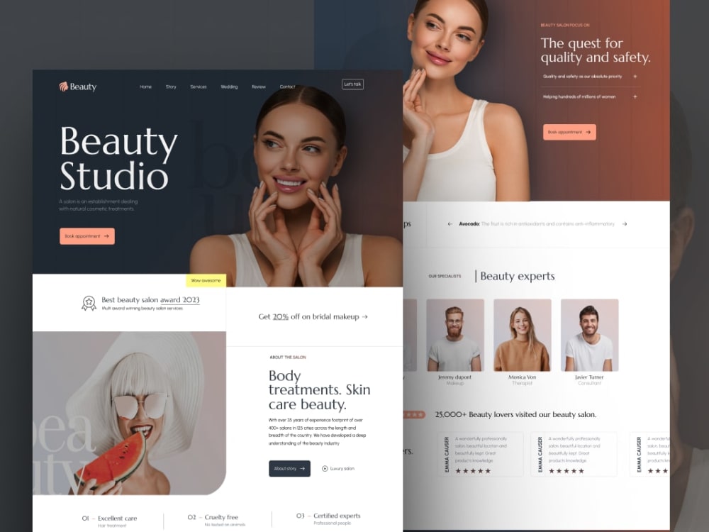 Website Landing Page UI UX design and Mobile apps |Website development ...