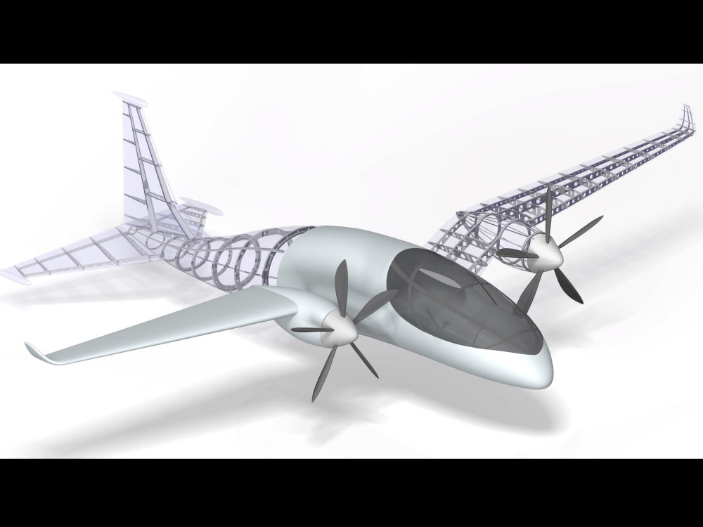 3d CAD design, Aircraft designs and it's calculation, rendering using ...