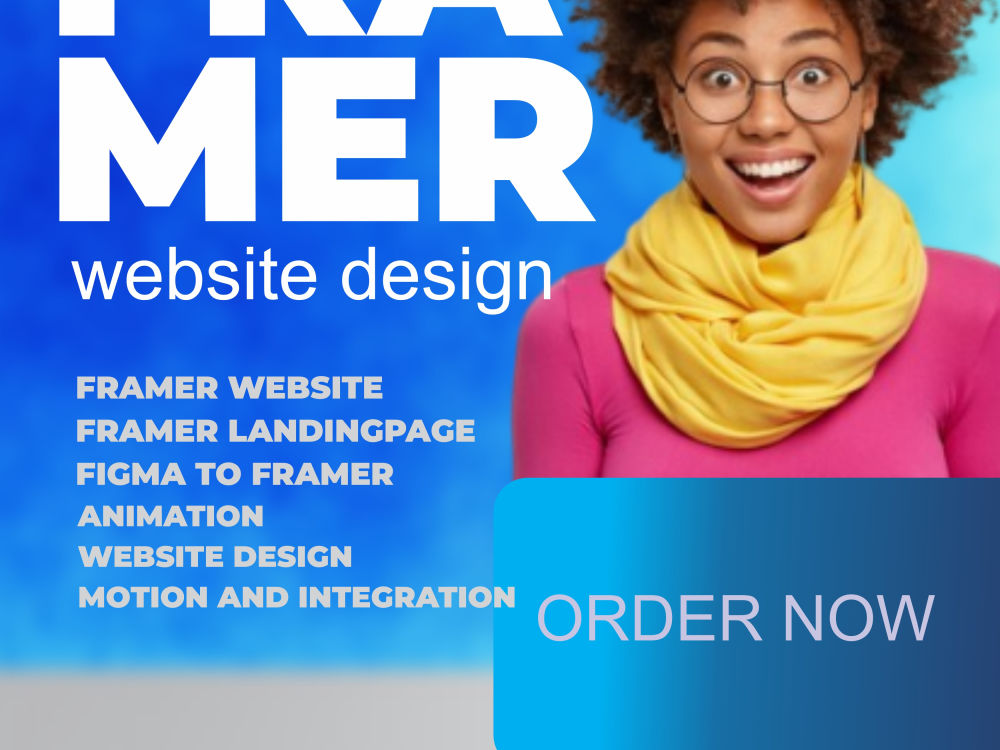 Framer website, framer animation, Figma to Framer, Framer Motion | Upwork