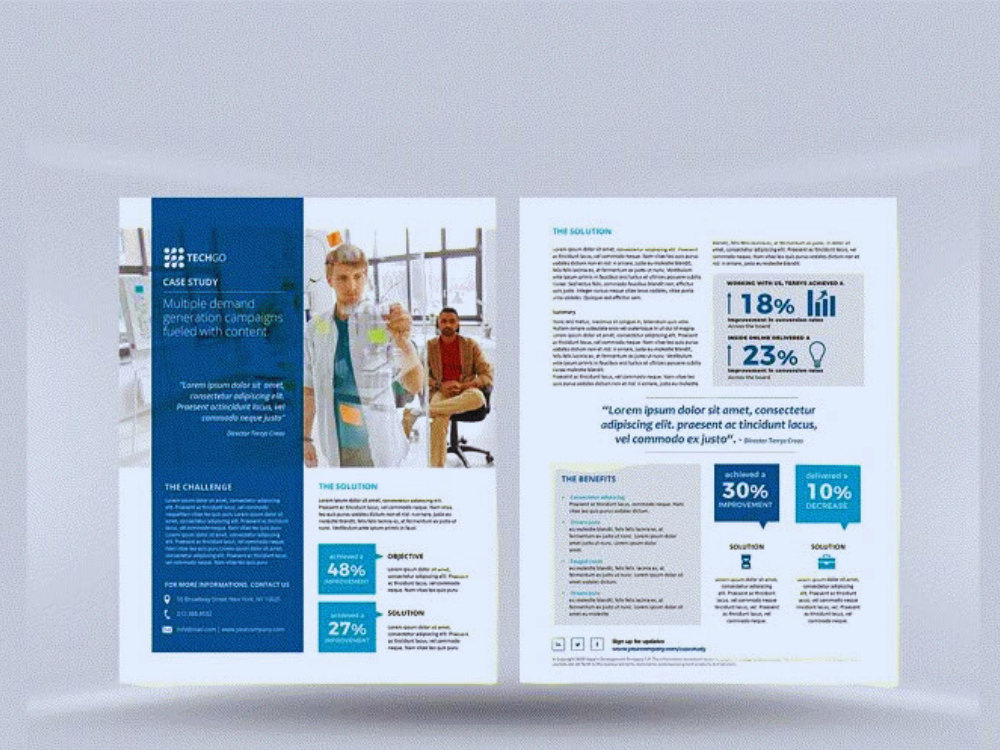 A one pager and executive summary flyers | Upwork