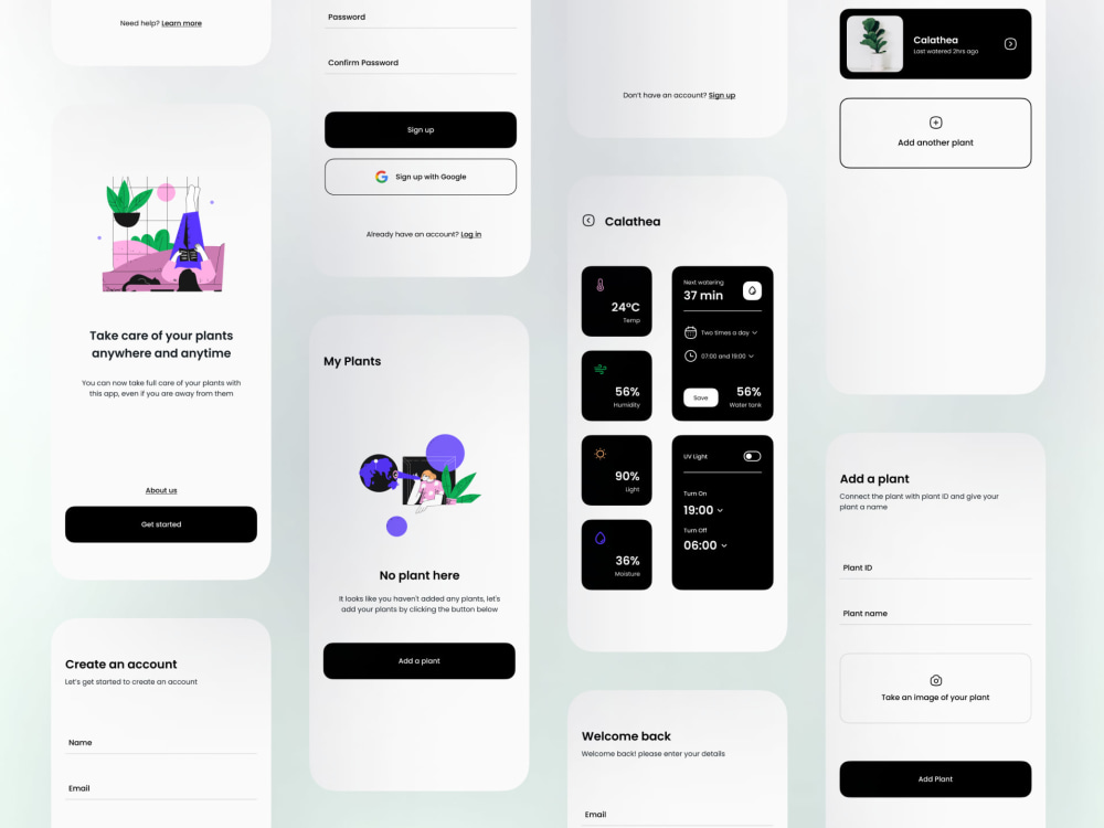 Clean Mobile App UI/UX Design | Upwork