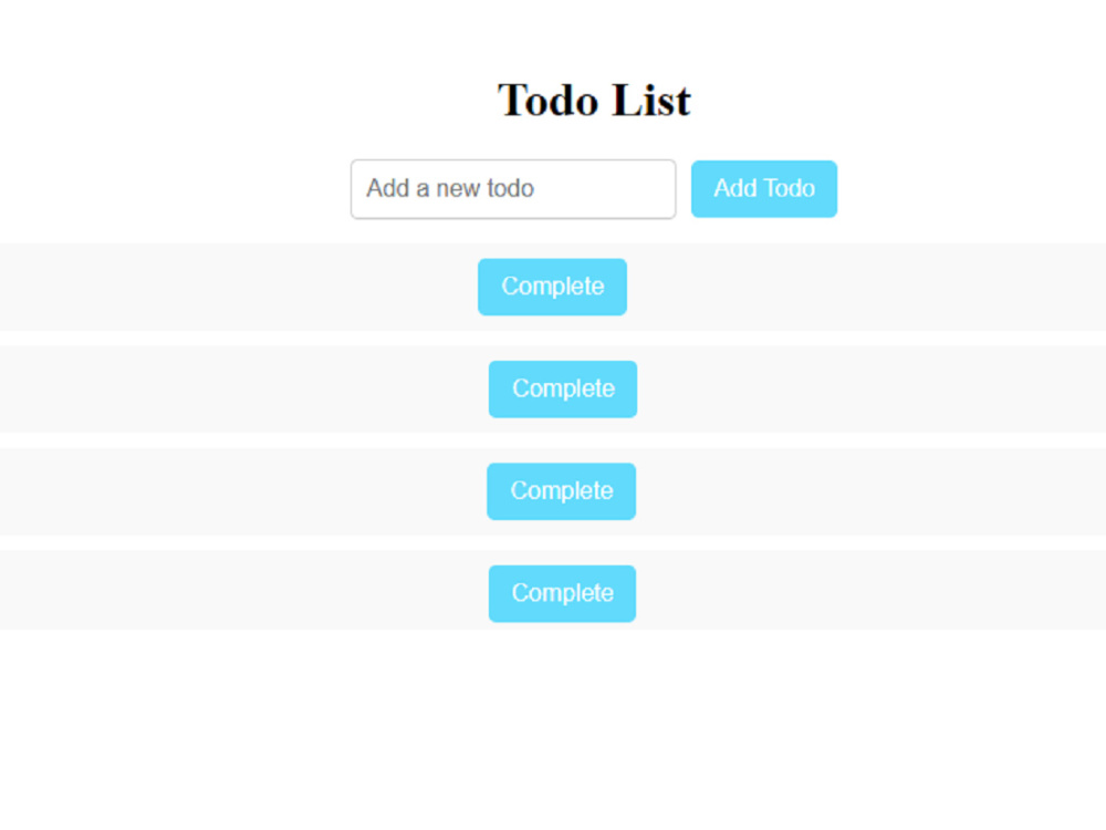 A Single Page Application using React | Upwork