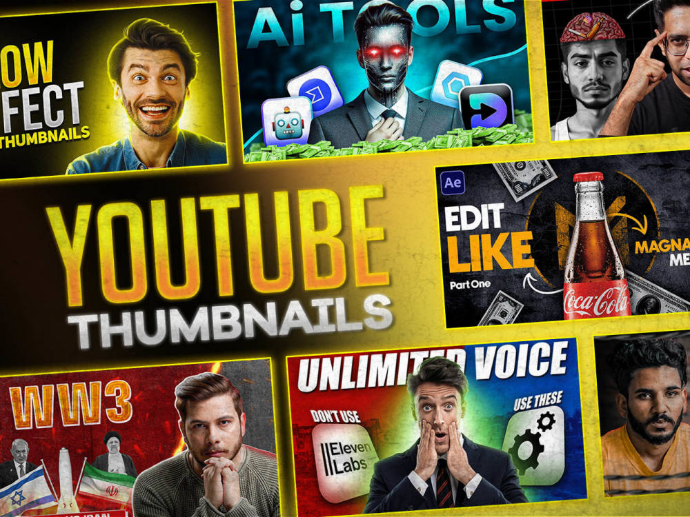 Youtube & Facebook Thumbnails Design. | Upwork