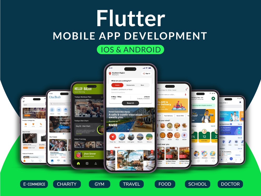 Android and IOS Mobile App using flutter | Flutter Developer | Flutter App | Upwork