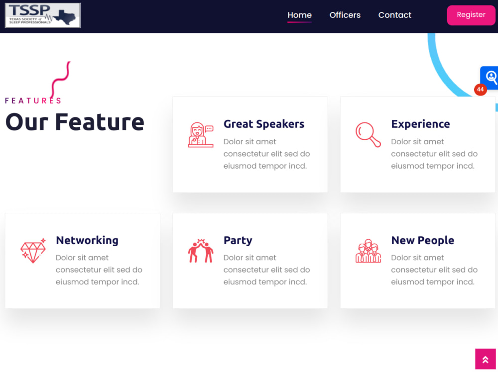 React Conference/Landing Page Design with Mobile Optimization ...