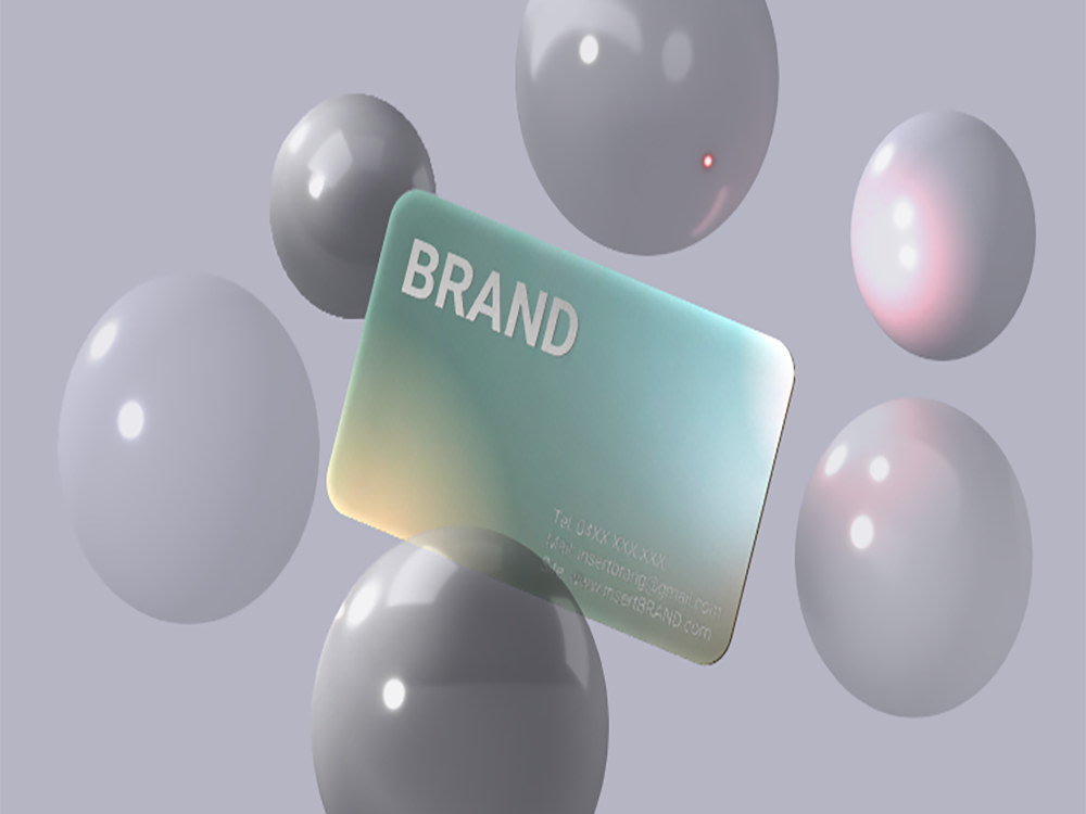 3D animated name card template | Upwork