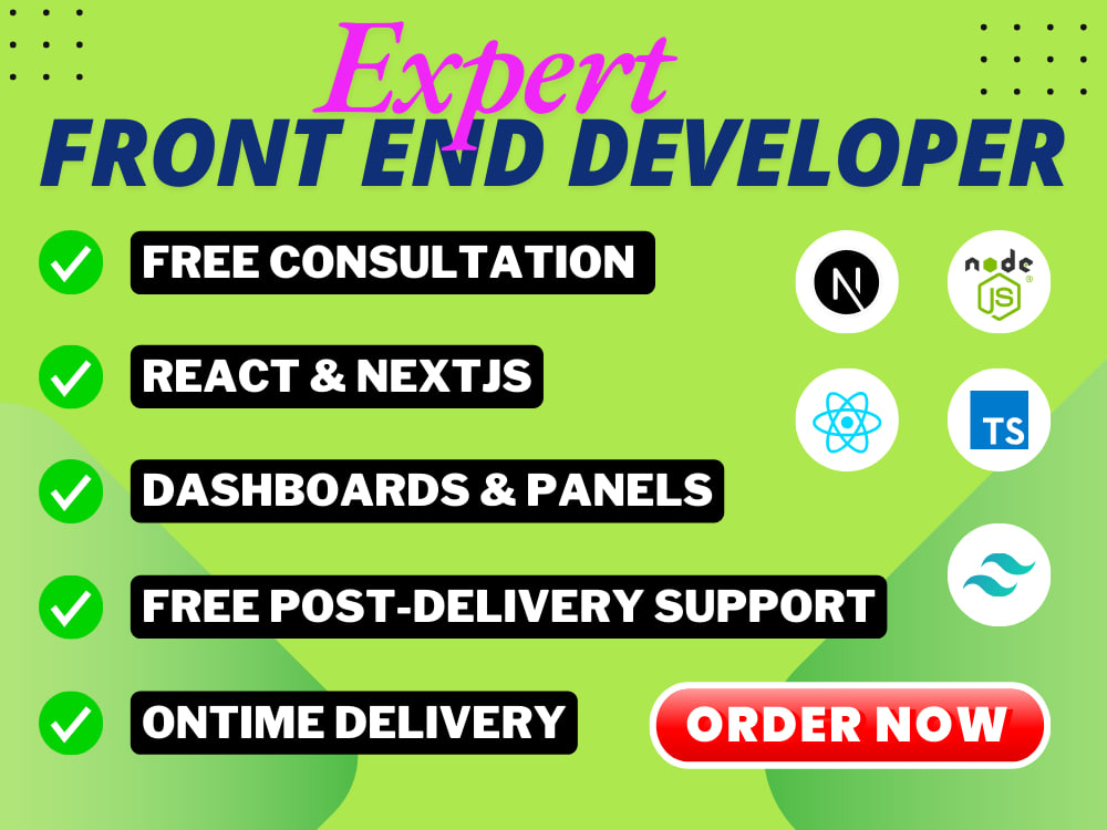 An expert front end developer in reactjs or nextjs | Upwork