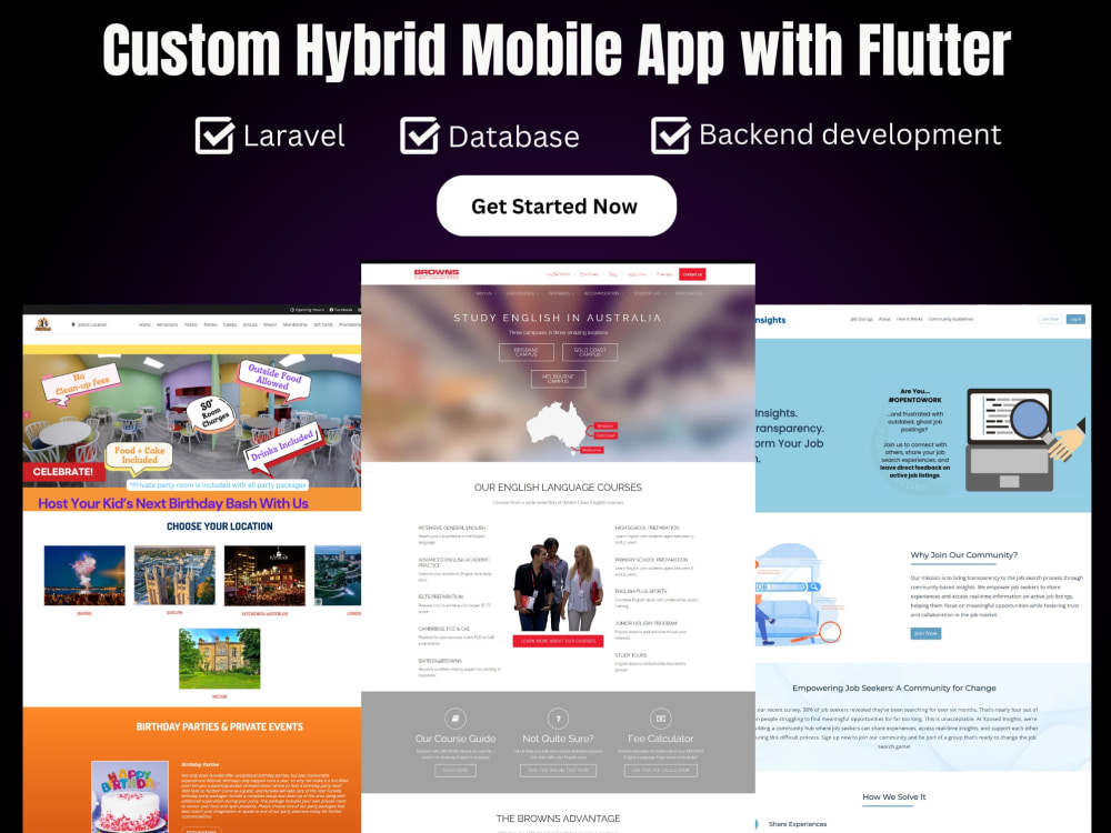 Custom Hybrid Mobile App with Flutter | Upwork