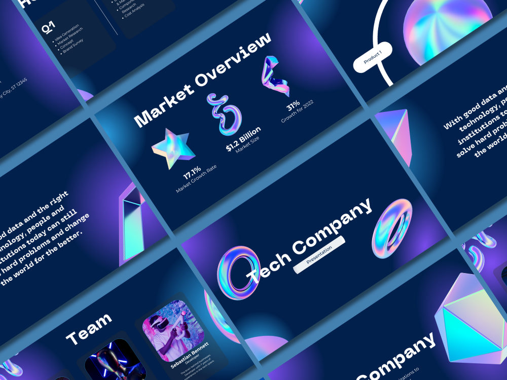 Informative Presentation Deck | Pitch Deck | Infographic Presentations ...