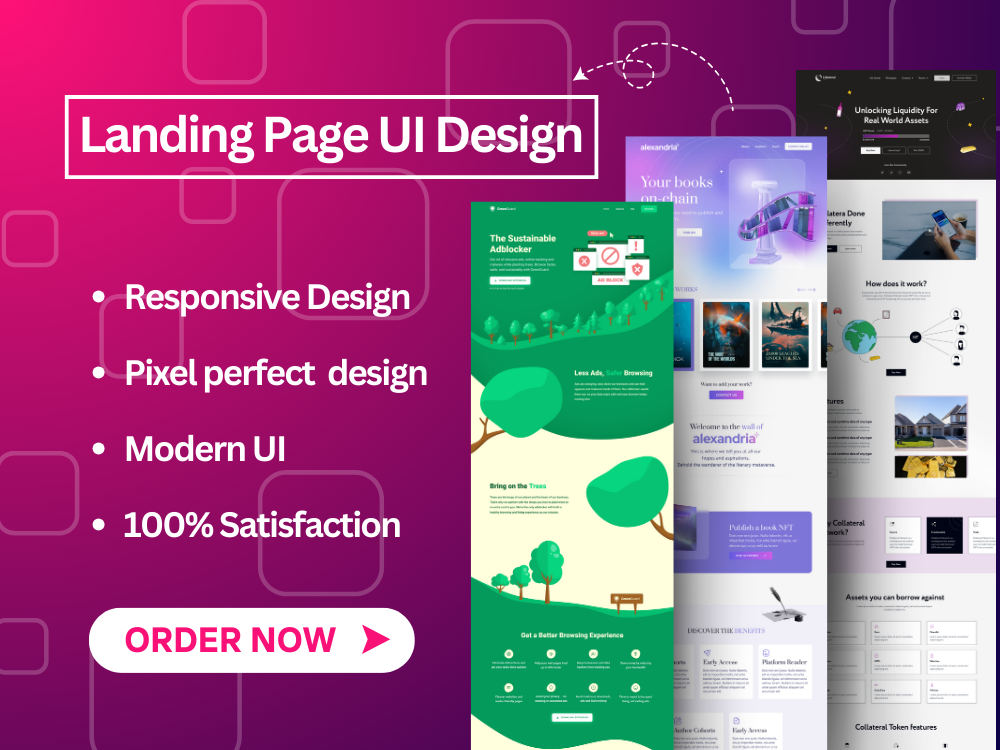 Website SaaS Landing page, web UI UX design figma design, website ...