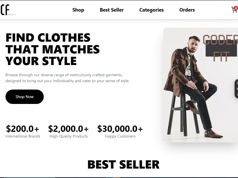 Clothing Brand Web Application That you can show all of your Products ...