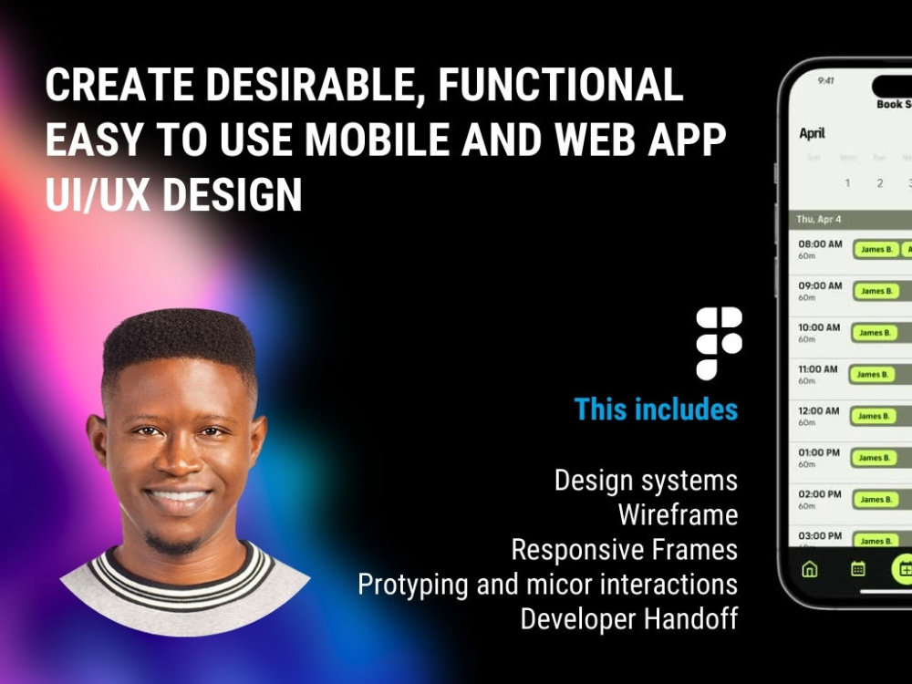 Expert Mobile & Web App UI/UX Design in Figma | Prototyping & Wireframing" | Upwork