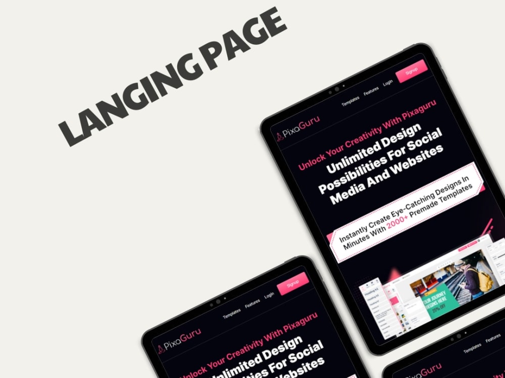 PSD | Figma to Responsive Website | Pixel-Perfect HTML | CSS ...