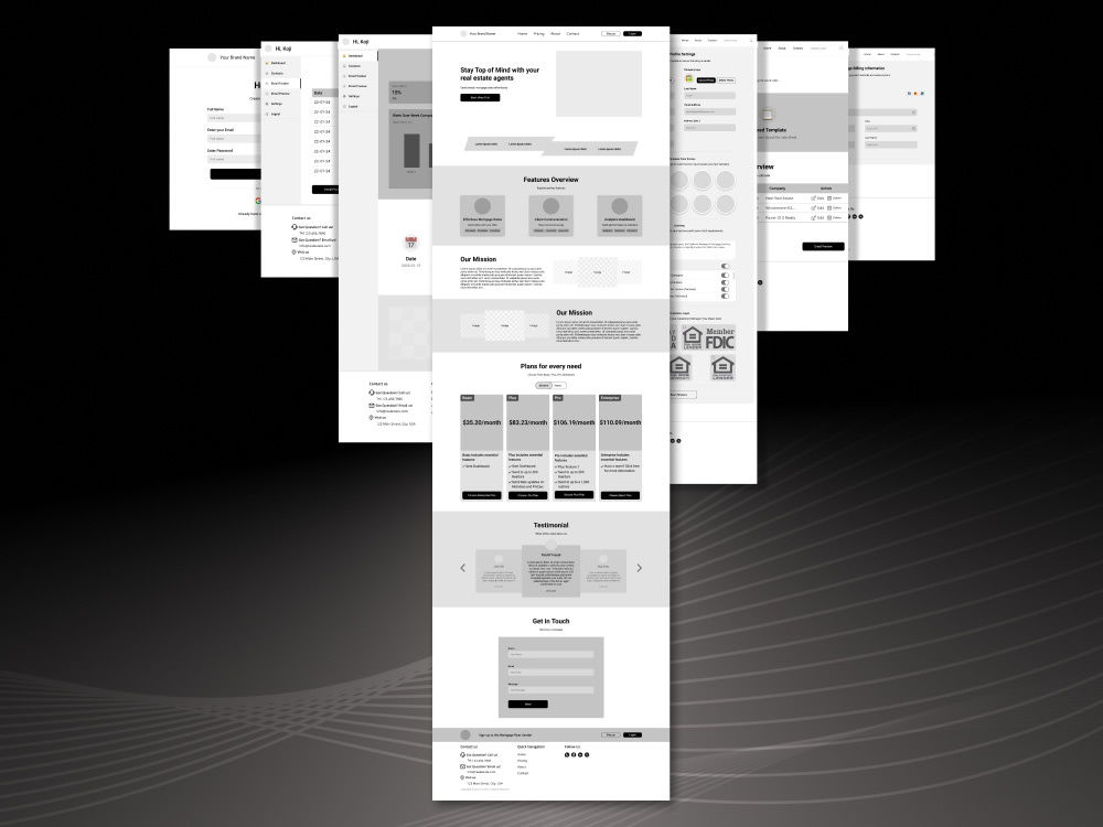 A UX research & Low Fidelity Wirefram Design | Upwork