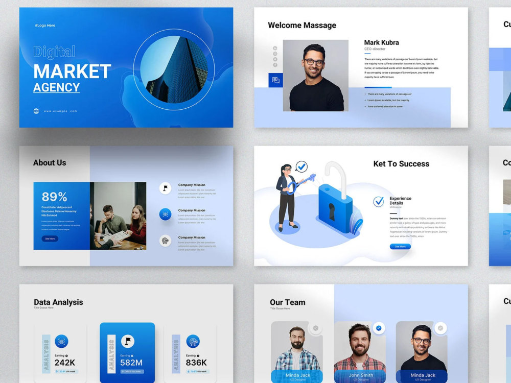 Custom PowerPoint Template Design for Professional Presentations | Upwork