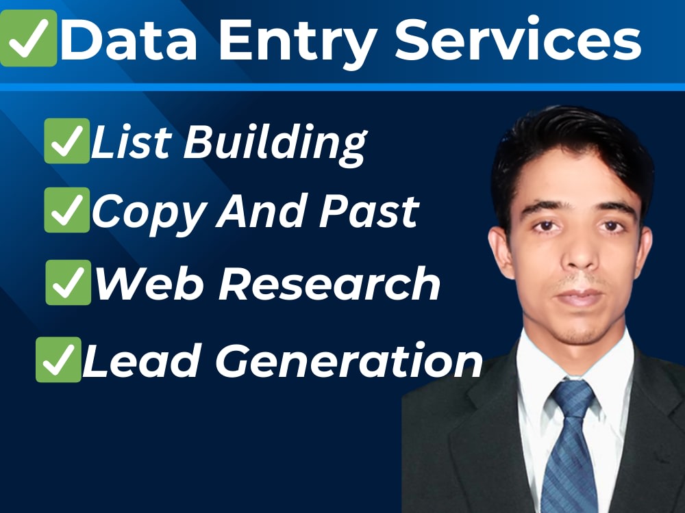 Perfect data entry service | Upwork