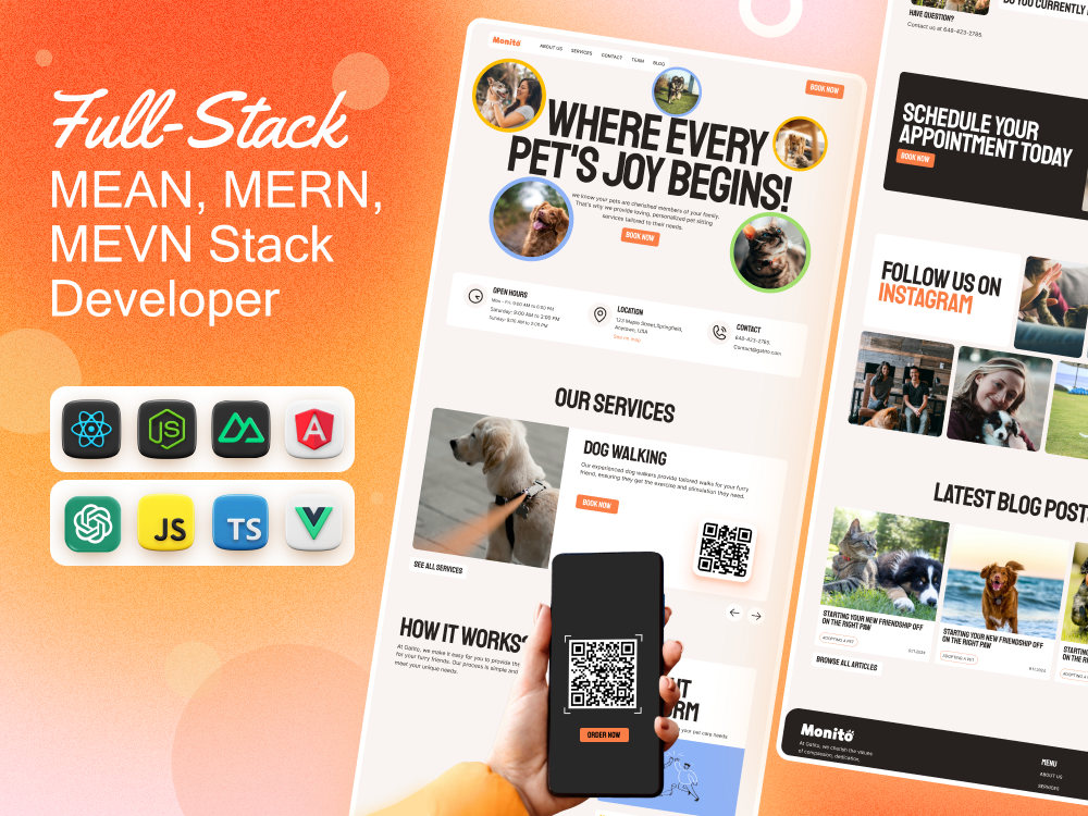 Mern Mevn Full Stack Developer Nuxtjs Javascript Typescript React Upwork