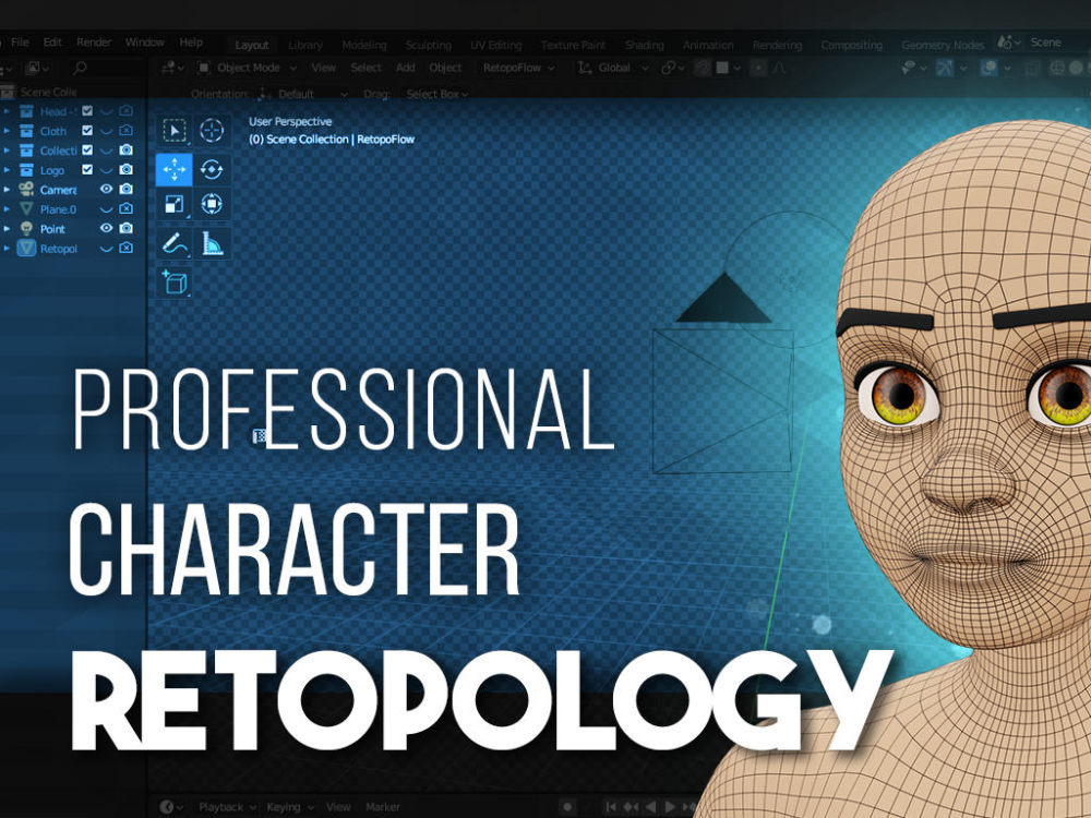 A professional retopology of your 3D characters | Upwork
