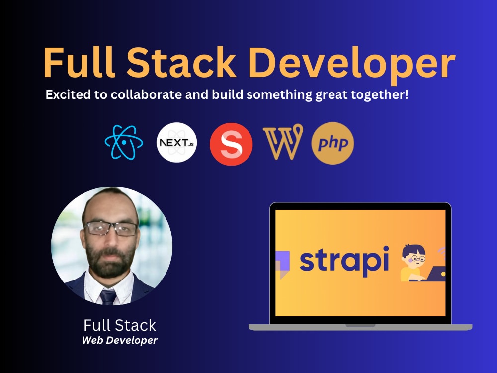 Full stack website with next js, strapi and sanity | Upwork
