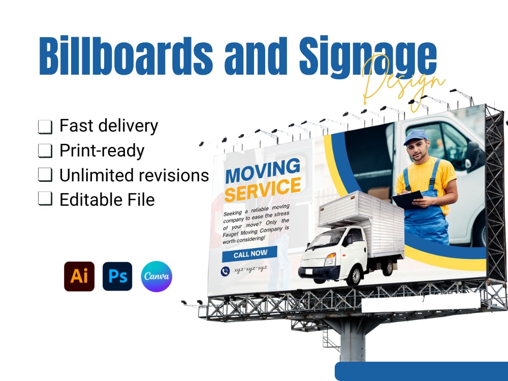 Professional billboards and signage design for your brand | Upwork
