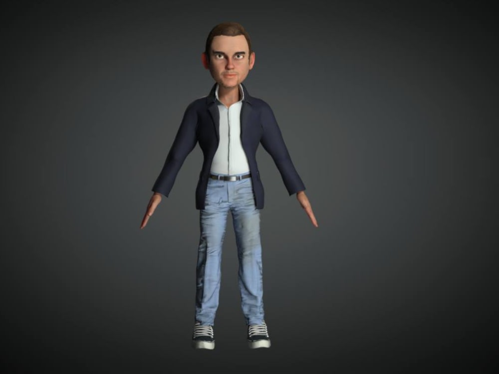 3d cartoon animation , 3d character animation, rig, model, rig in ...