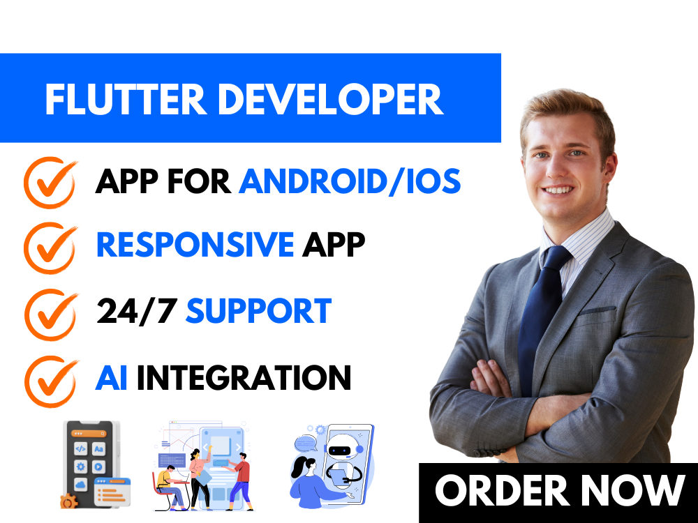Flutter | Hybrid Android & IOS app from Flutter Developer | Flutter app | Upwork